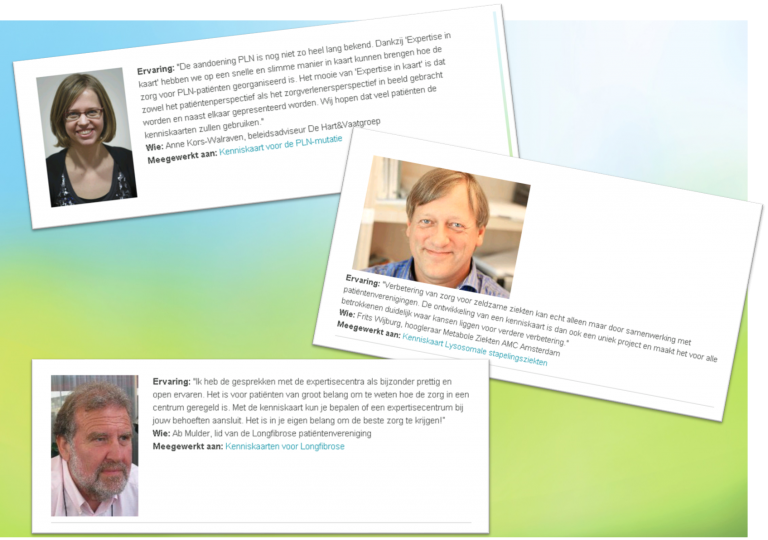 Ervaringen rondom de kenniskaarten – Expertise in kaart